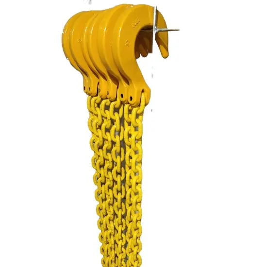 Container Pulling Chain with Foundry Hooks - Bozmac Towing Equipment